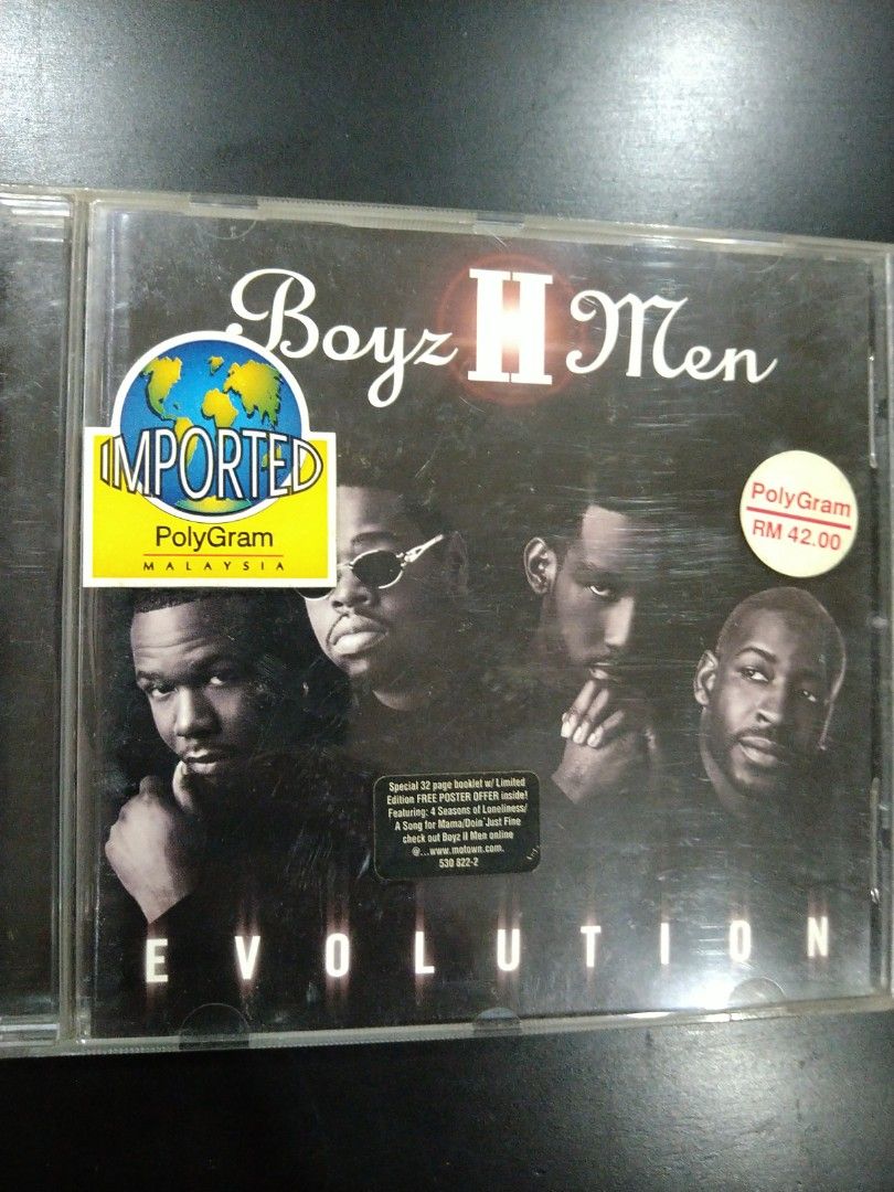 CD Boyz II Men - Evolution, Hobbies & Toys, Music & Media, CDs & DVDs ...
