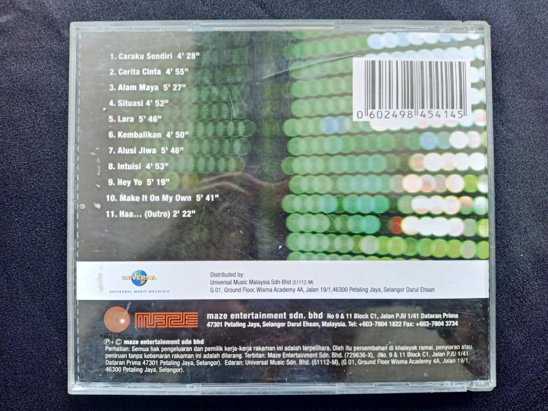 CD Noryn Aziz : alam maya, Hobbies & Toys, Music & Media, CDs & DVDs on ...