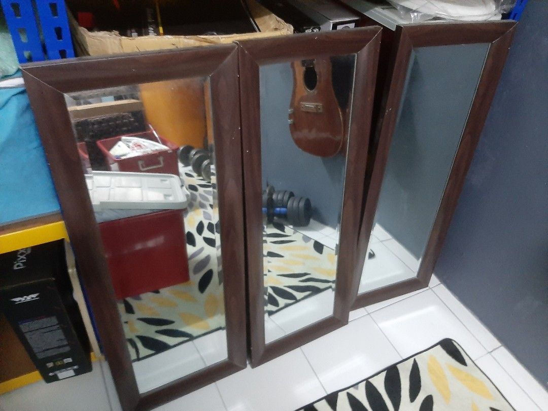 Cermin dinding panjang - Deco Mirror, Furniture & Home Living, Home ...