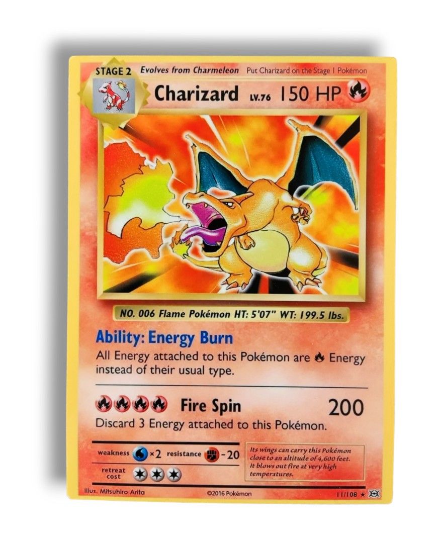 Charizard Pokemon Mega Metal Poster, Hobbies & Toys, Toys & Games on ...