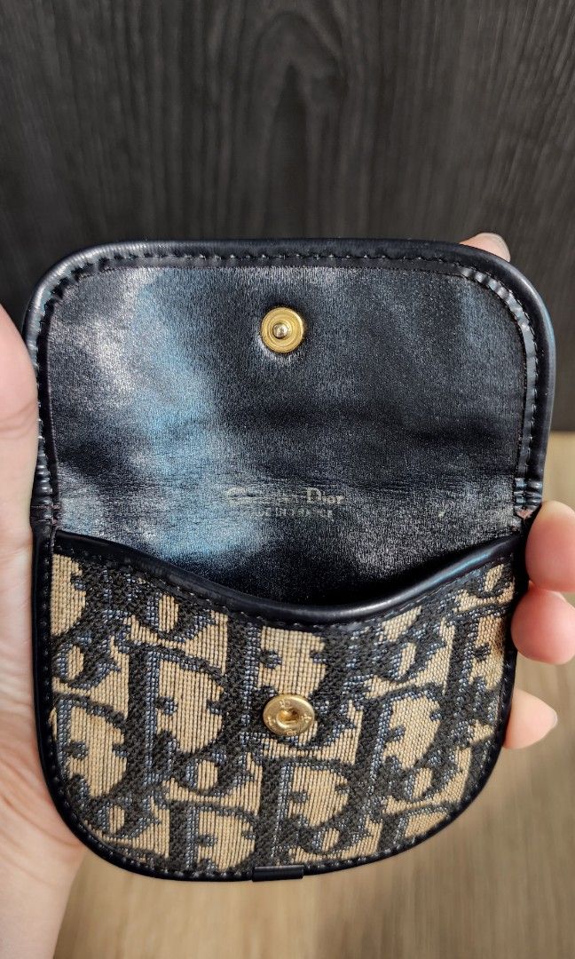 Christian Dior coin pouch/purse, Luxury, Bags & Wallets on Carousell