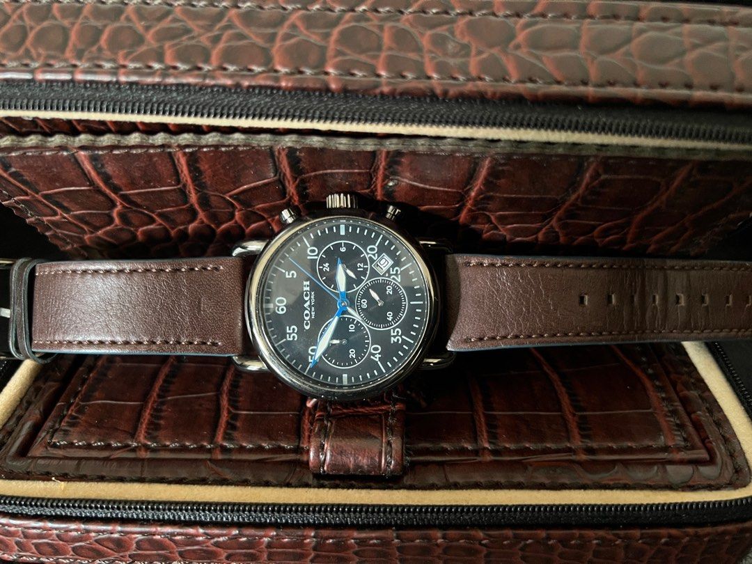 Coach Chronograph Mens watch, Men's Fashion, Watches & Accessories, Watches on Carousell