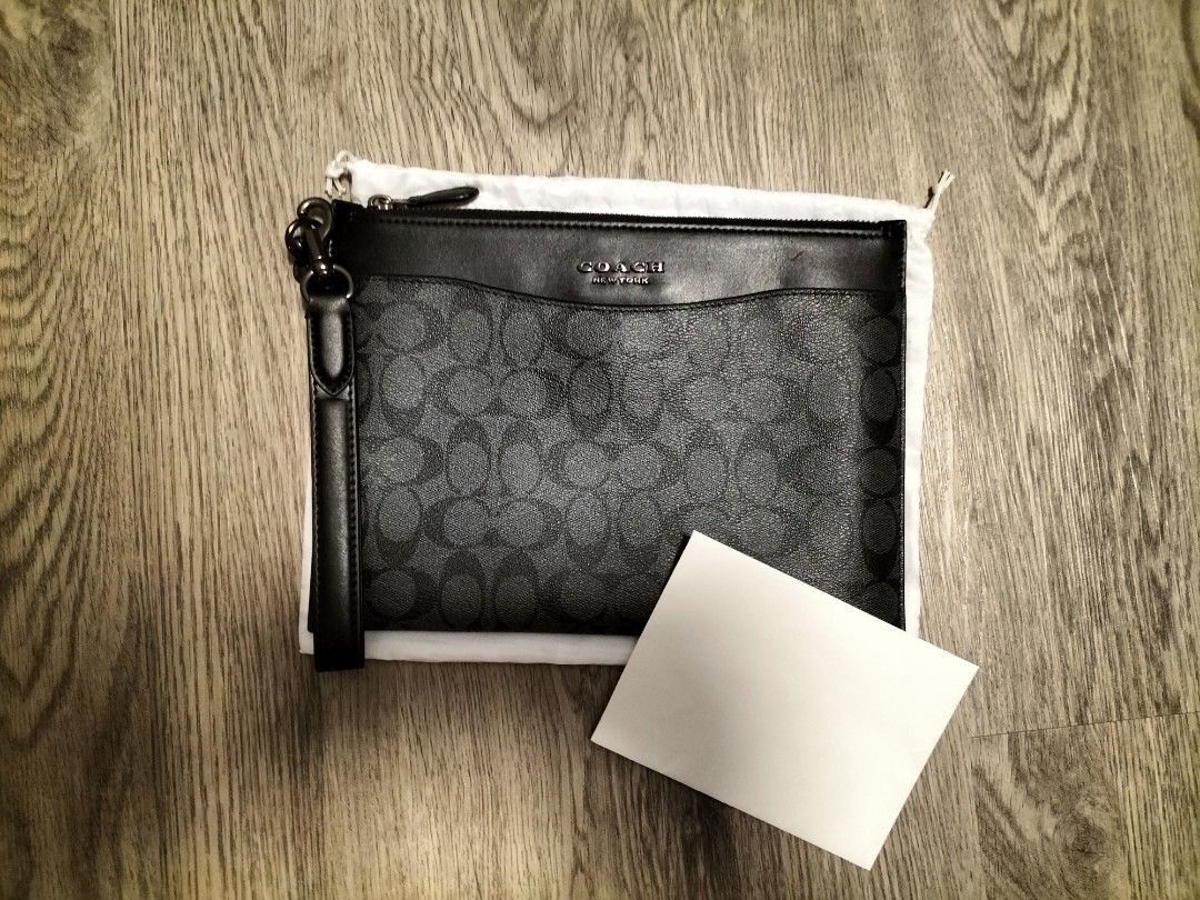 coach clutch bag, Men's Fashion, Bags, Belt bags, Clutches and Pouches ...