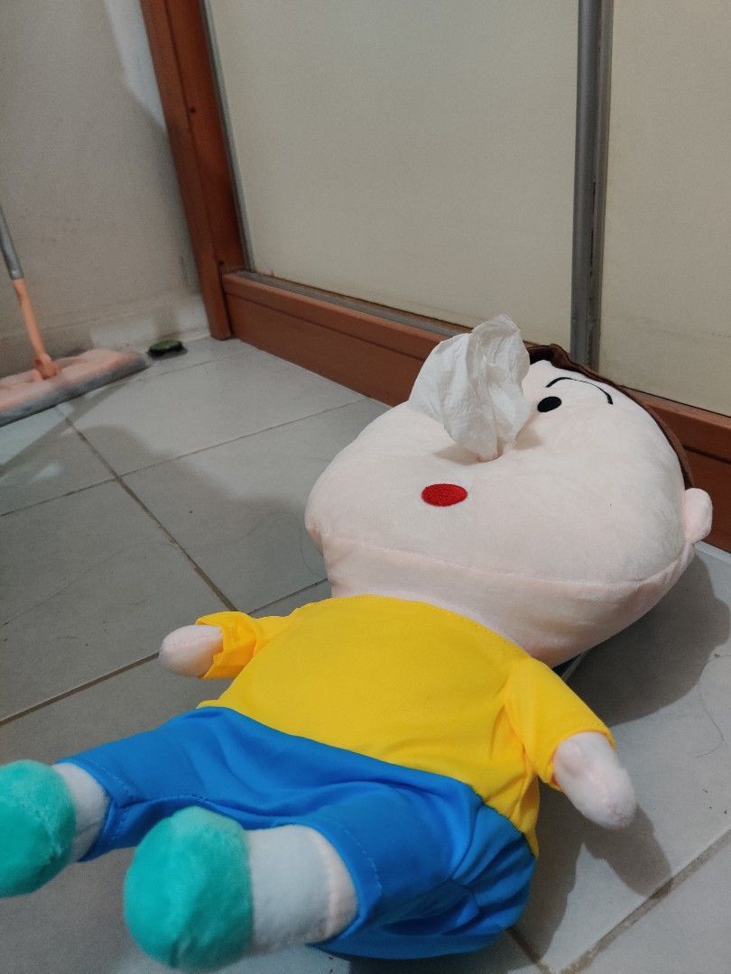 Crayon Shin Chan Bo Chan Tissue box, Hobbies & Toys, Memorabilia & Collectibles, Fan Merchandise ...
