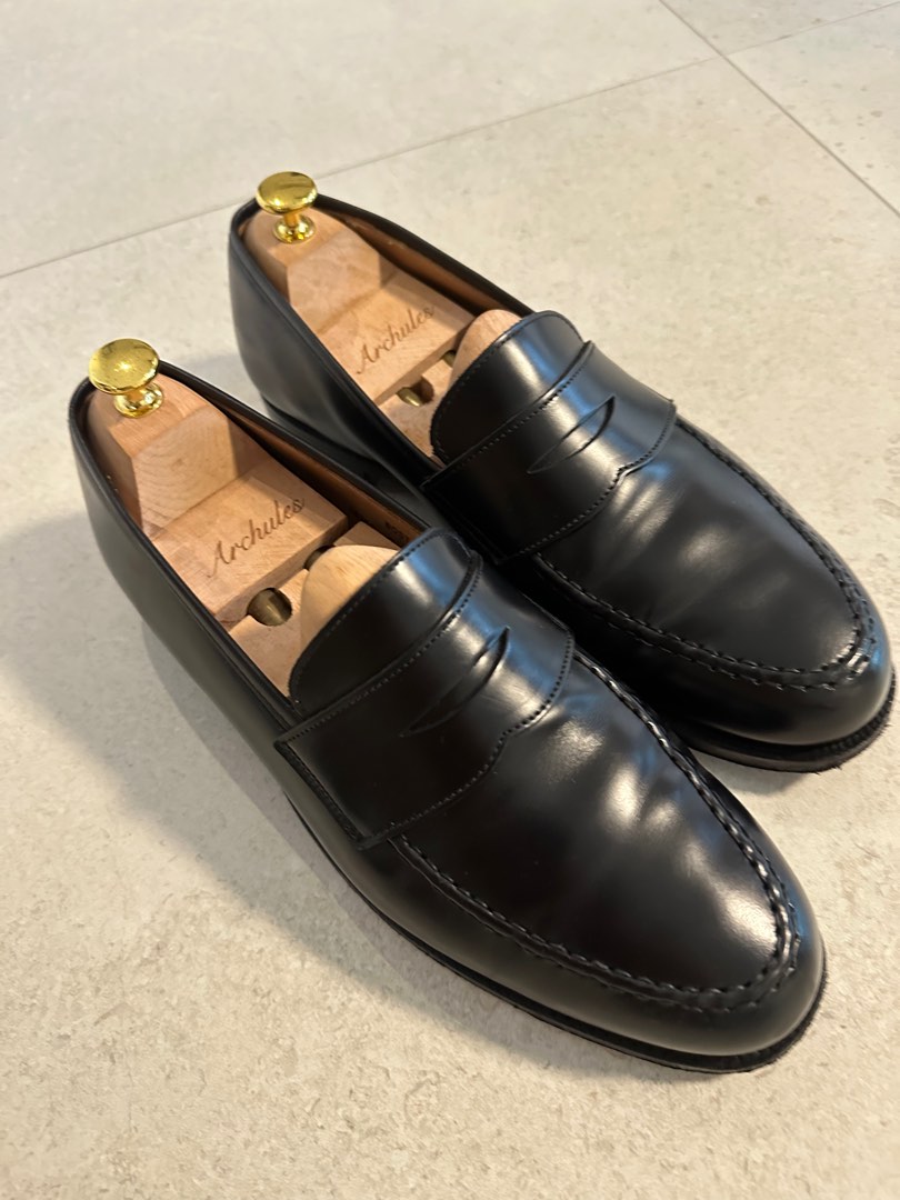 Crockett & Jones Boston Loafer UK 9.5, Men's Fashion, Footwear, Casual ...