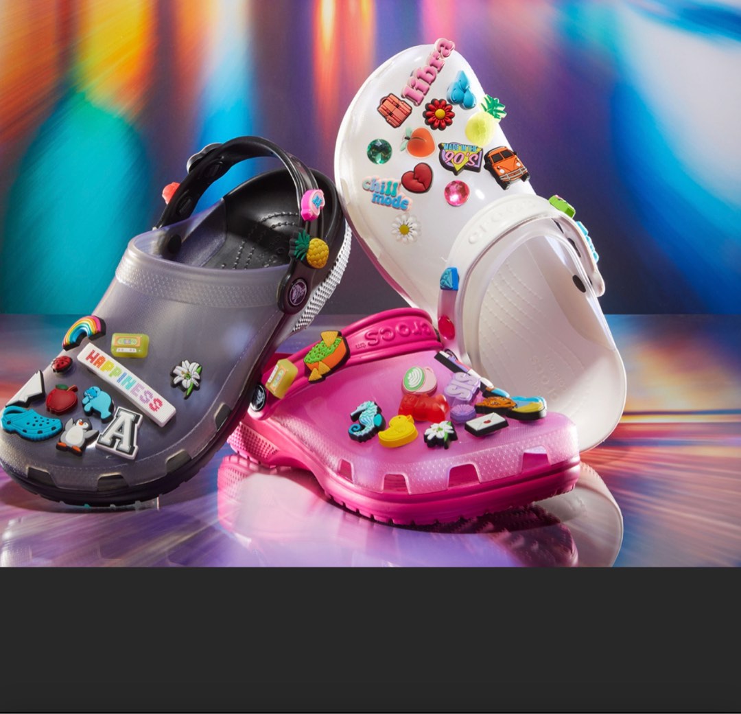 Crocs Classic Translucent Clog in Blank, Women's Fashion, Footwear ...