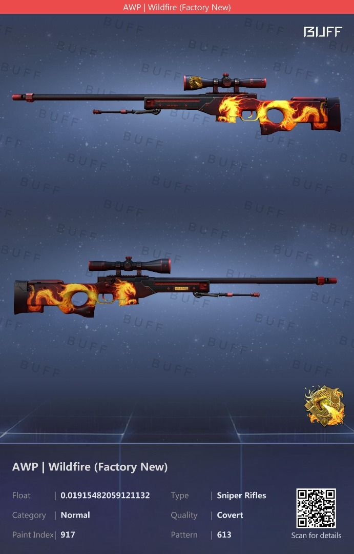 CSGO AWP Wildfire FN, Video Gaming, Gaming Accessories, In-Game ...