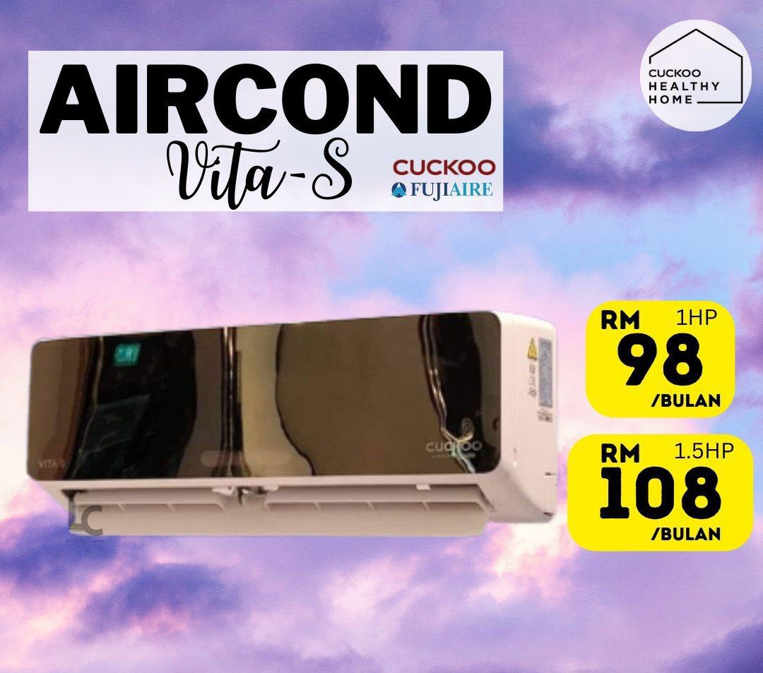 Cuckoo inverter aircond, TV & Home Appliances, Air Conditioners ...