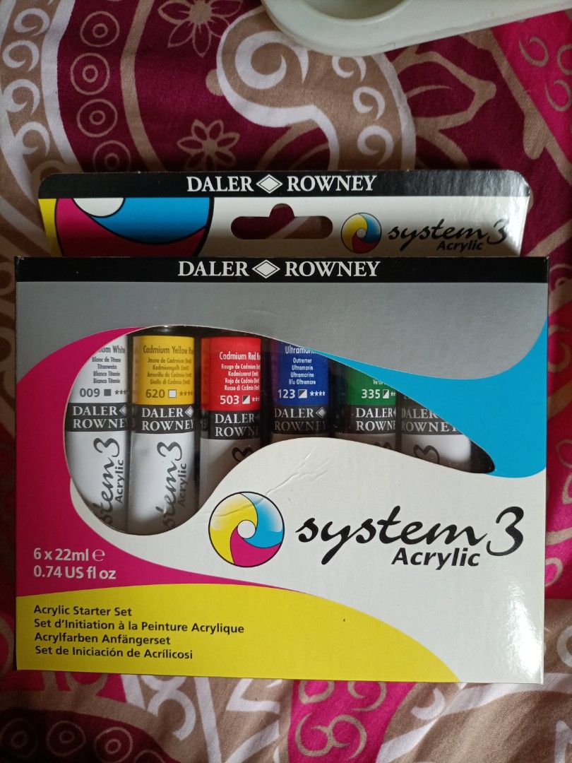 Daler Rowney System Acrylic 3, Hobbies & Toys, Stationery & Craft, Art ...