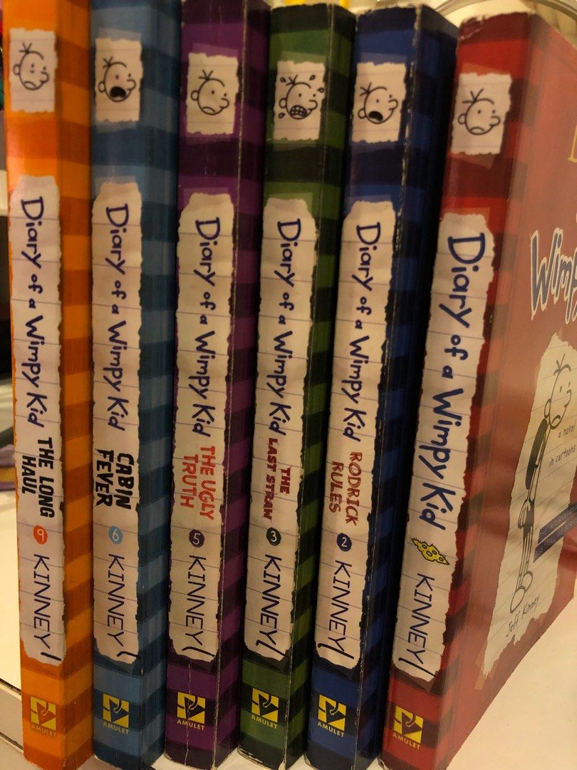 Diary of a Wimpy Kid Book Bundle (1, 2, 3, 5, 6, 9), Hobbies & Toys ...