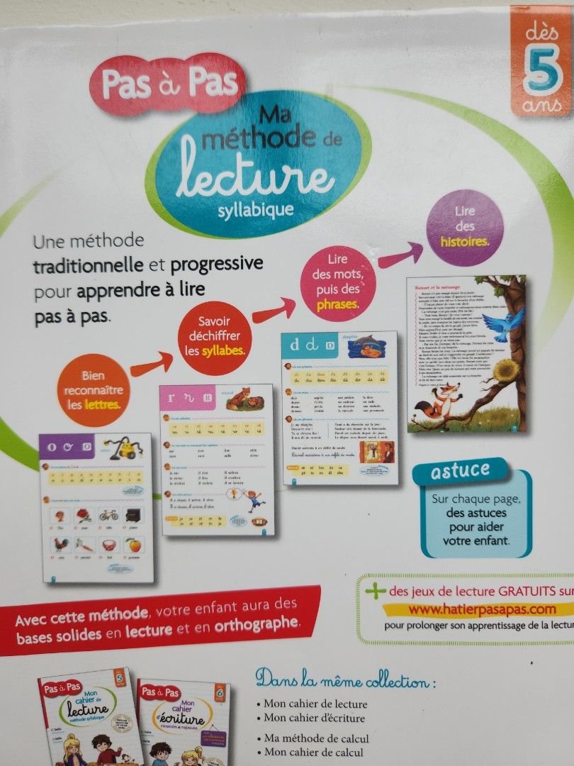 Didactive book in FRENCH - For kids to learn to read & write in French ...