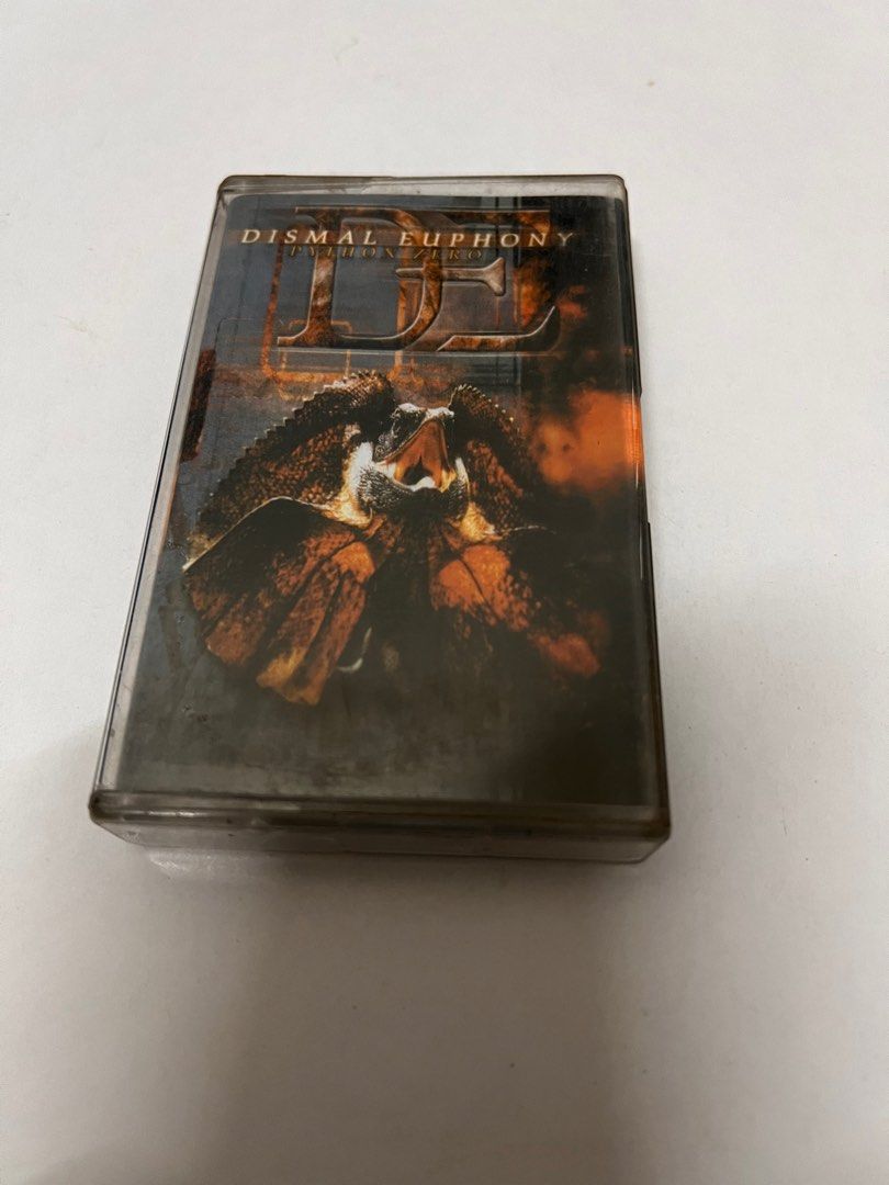 Dismal euphony - python zero cassette kaset gothic black death speed metal grindcore english ...