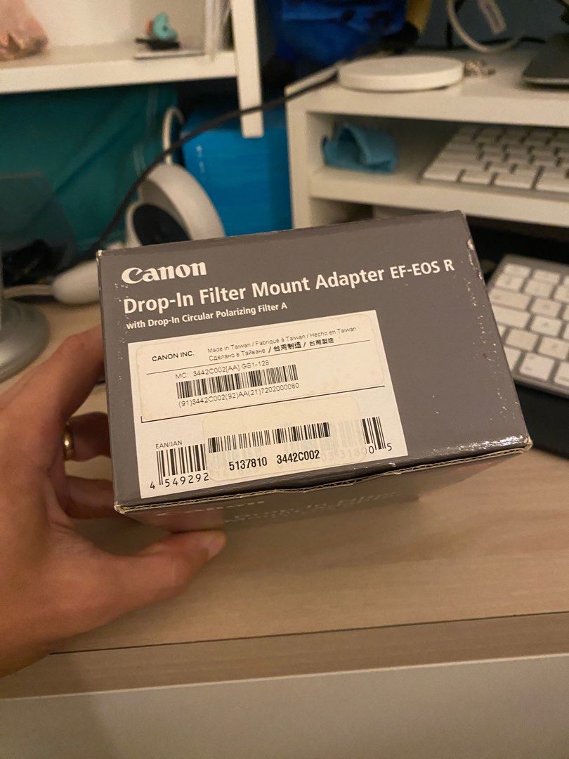 Drop-in Circular Polarizing Filter with EF-EOS R Drop-in Filter Mount ...