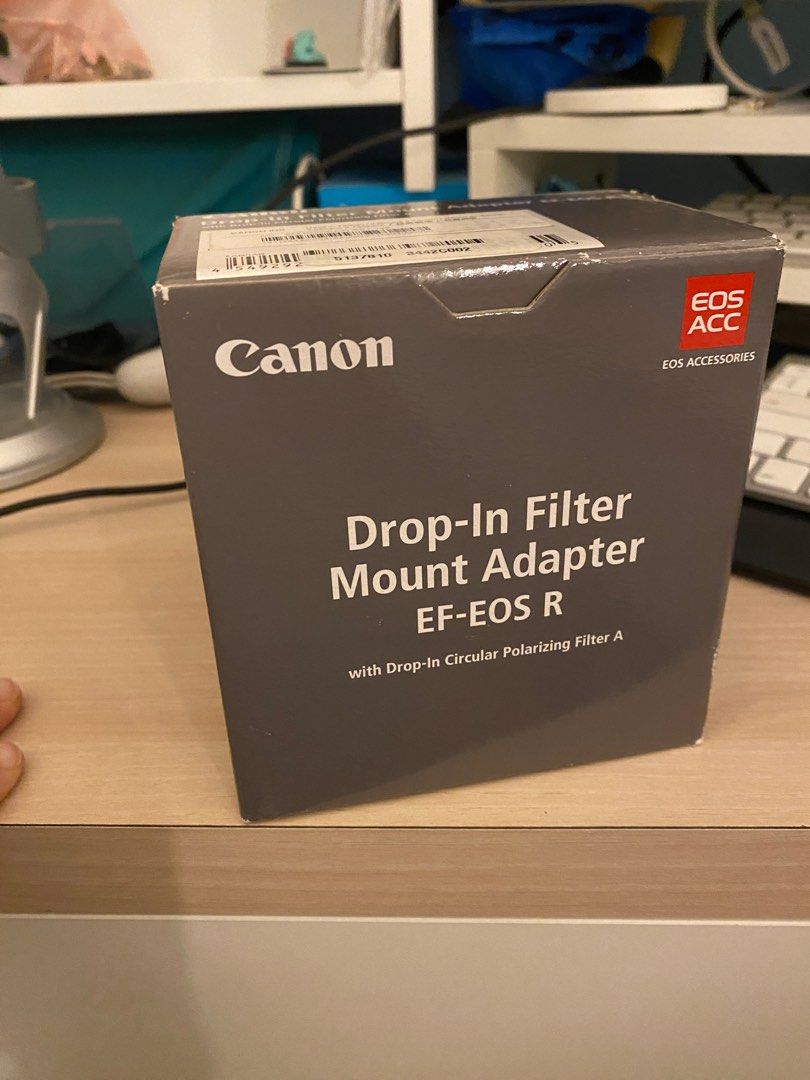 Drop-in Circular Polarizing Filter with EF-EOS R Drop-in Filter Mount ...