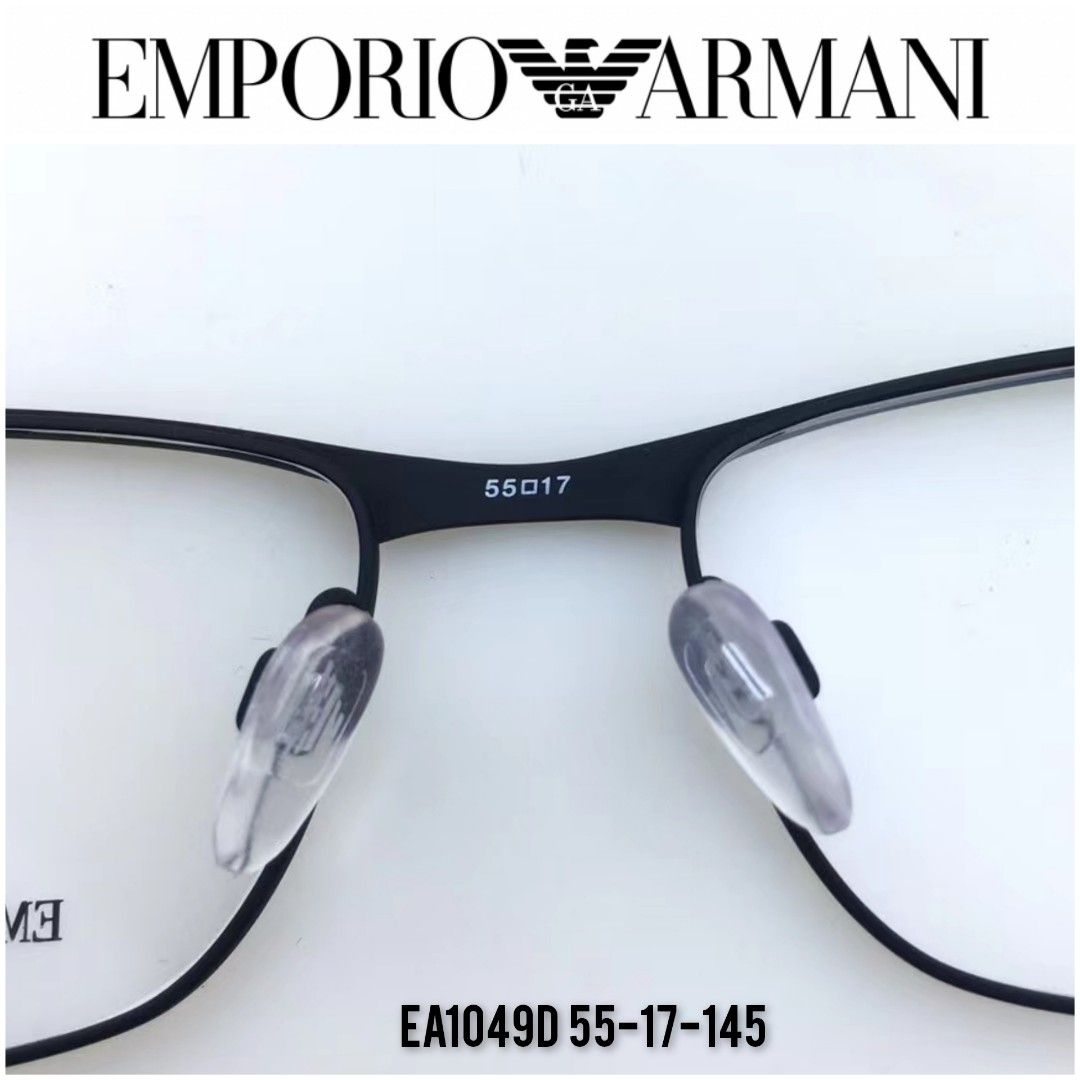 Emporio armani titanium glasses, Men's Fashion, Watches & Accessories ...