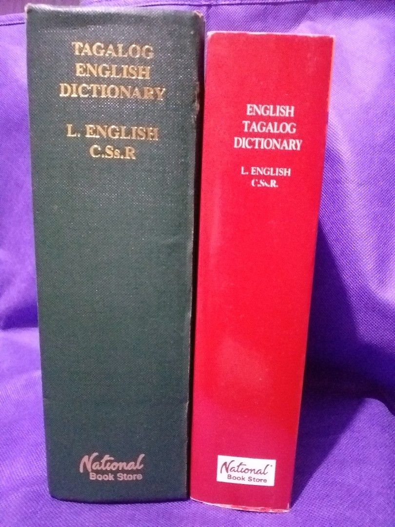 ENGLISH-TAGALOG DICTIONARY/TAGALOG-ENGLISH DICTIONARY SET, Hobbies ...