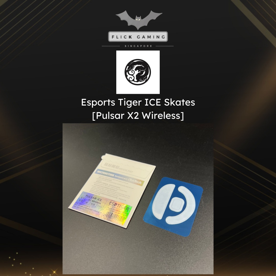 Esports Tiger ICE Mouse Skates [Pulsar X2 Wireless Medium/Mini ...