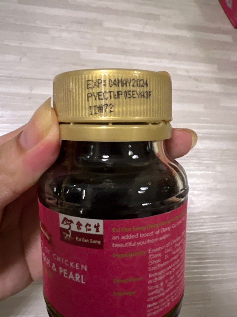 Eu yan SeNg chicken and fish essence, Health & Nutrition, Health ...