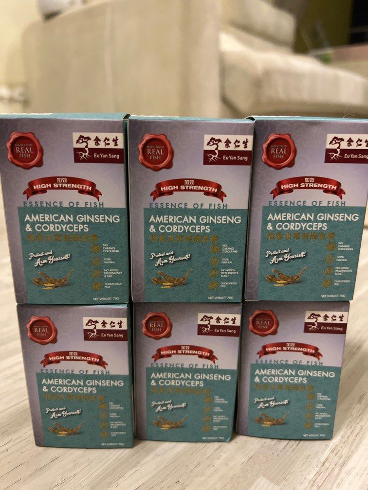 Eu yan SeNg chicken and fish essence, Health & Nutrition, Health ...