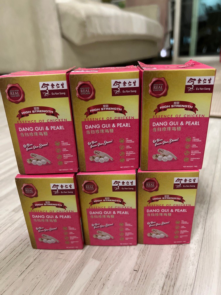 Eu yan SeNg chicken and fish essence, Health & Nutrition, Health ...