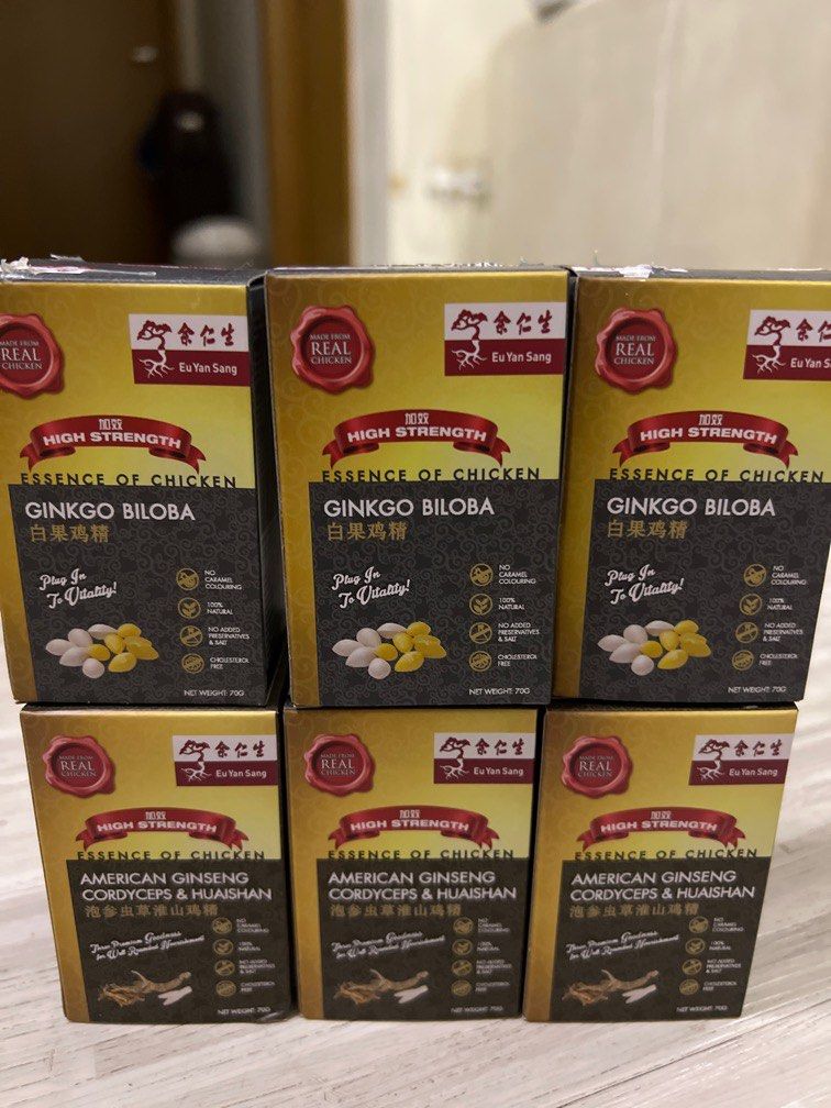 Eu yan SeNg chicken and fish essence, Health & Nutrition, Health ...