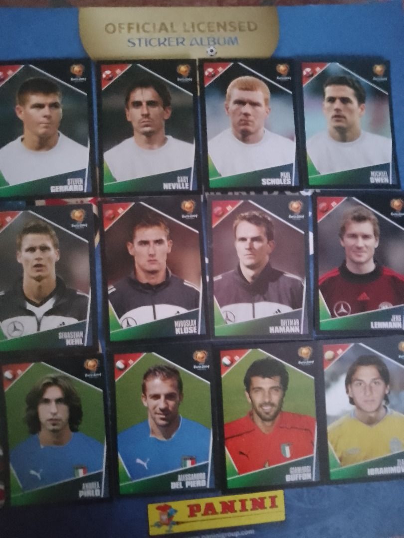 Euro 2004 stickers, Hobbies & Toys, Memorabilia & Collectibles, Vintage ...