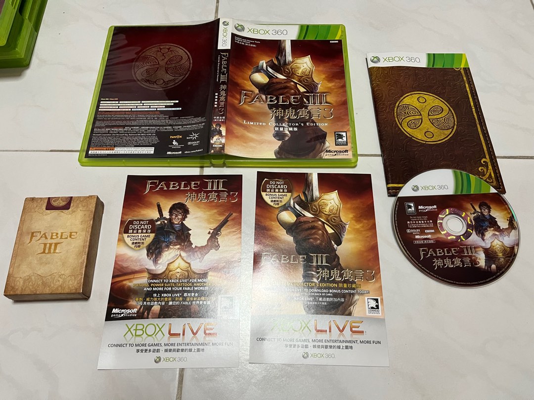 FABLE 1 - 3 XBOX 360 GAMES, Video Gaming, Video Games, Xbox on Carousell