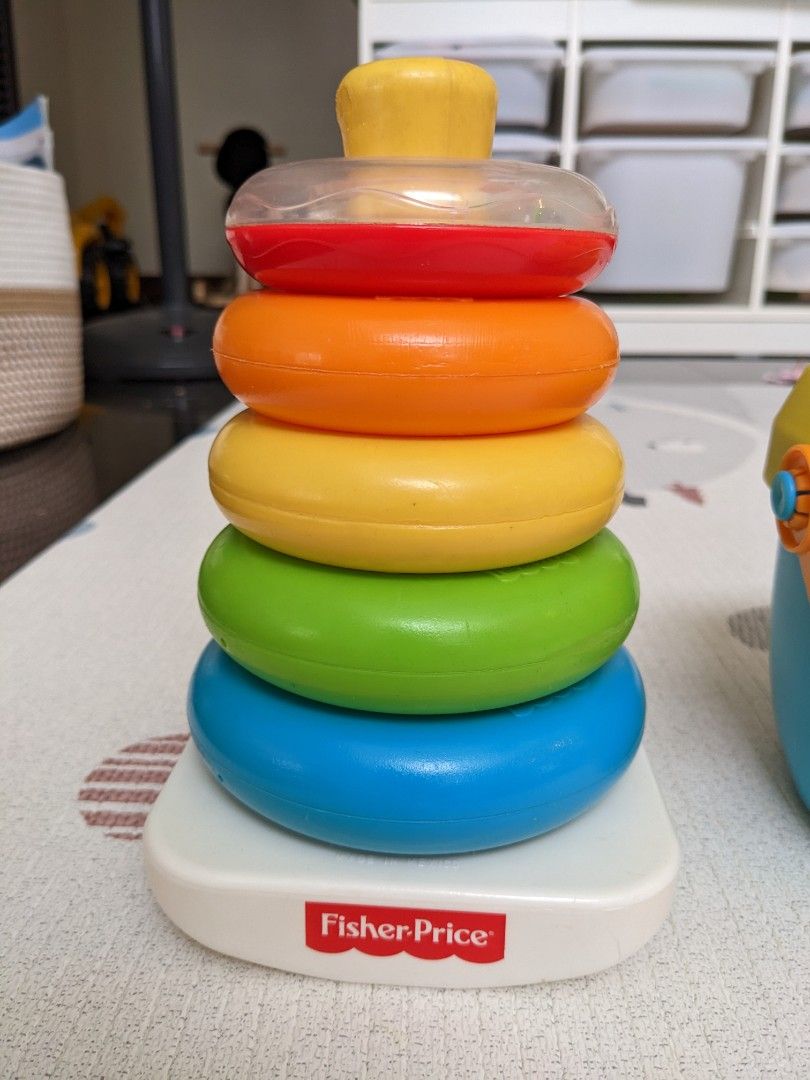 Fischer Price Classic Infant Toys Trio Set 0-18 months - Rock-a-stack ...