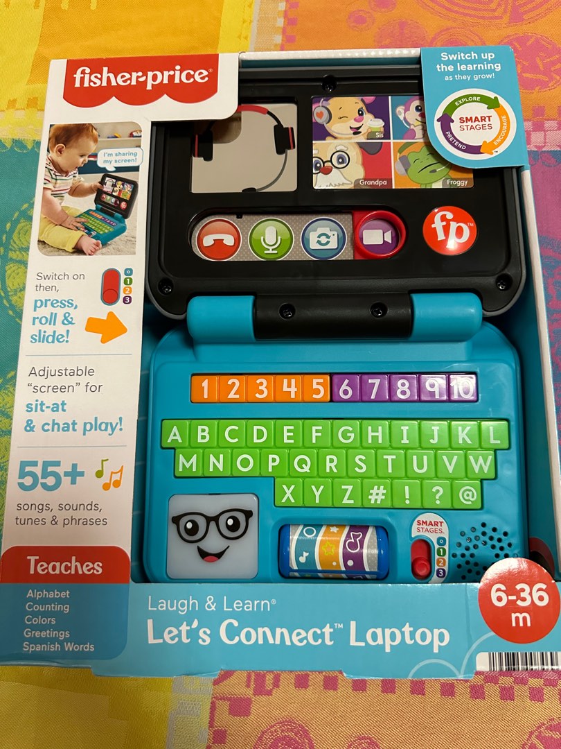 Fisher Price Laptop, Hobbies & Toys, Toys & Games on Carousell