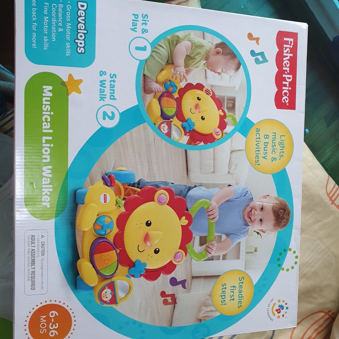 Fisher-Price Lion Walker, Babies & Kids, Infant Playtime on Carousell