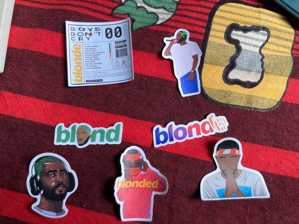 Frank ocean stickers, Hobbies & Toys, Memorabilia & Collectibles, Fan ...