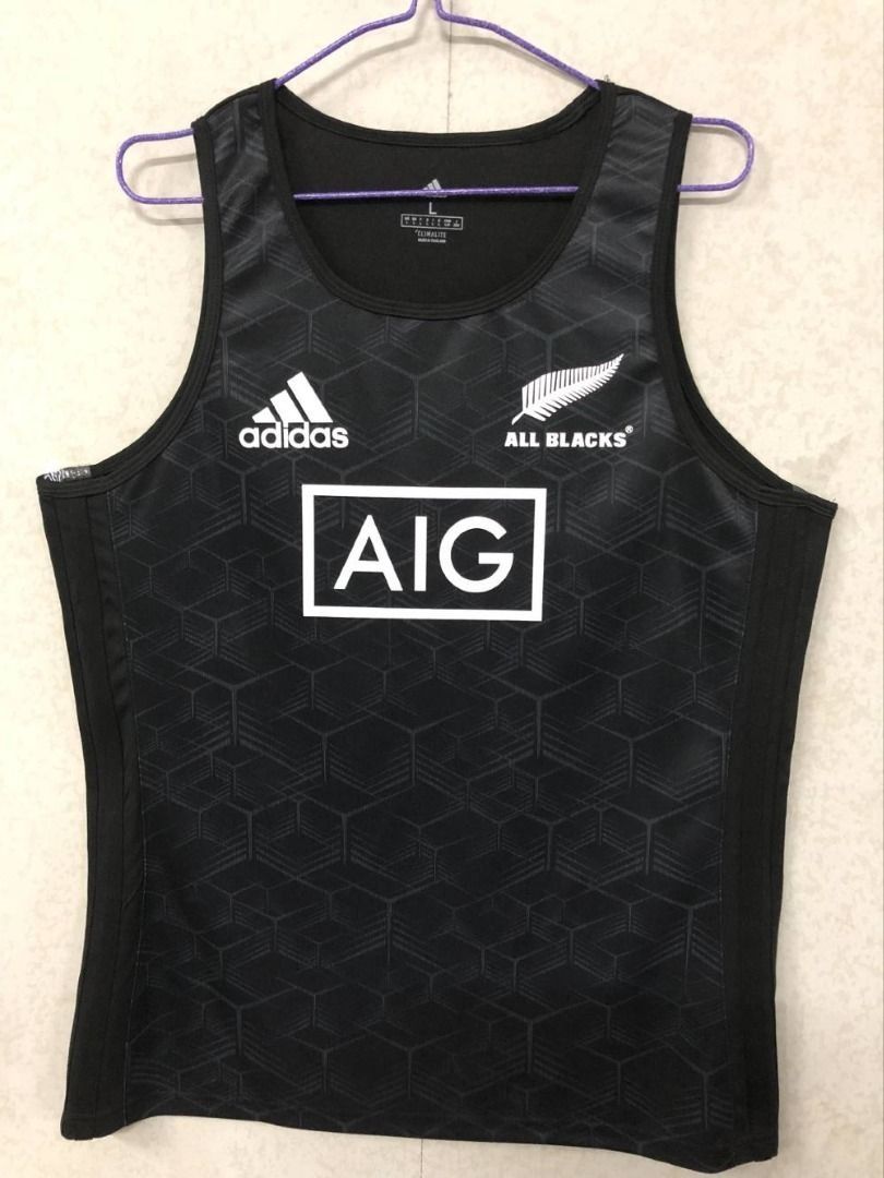 Free Shipping - Rugby Singlet - All Blacks, Men's Fashion, Activewear ...