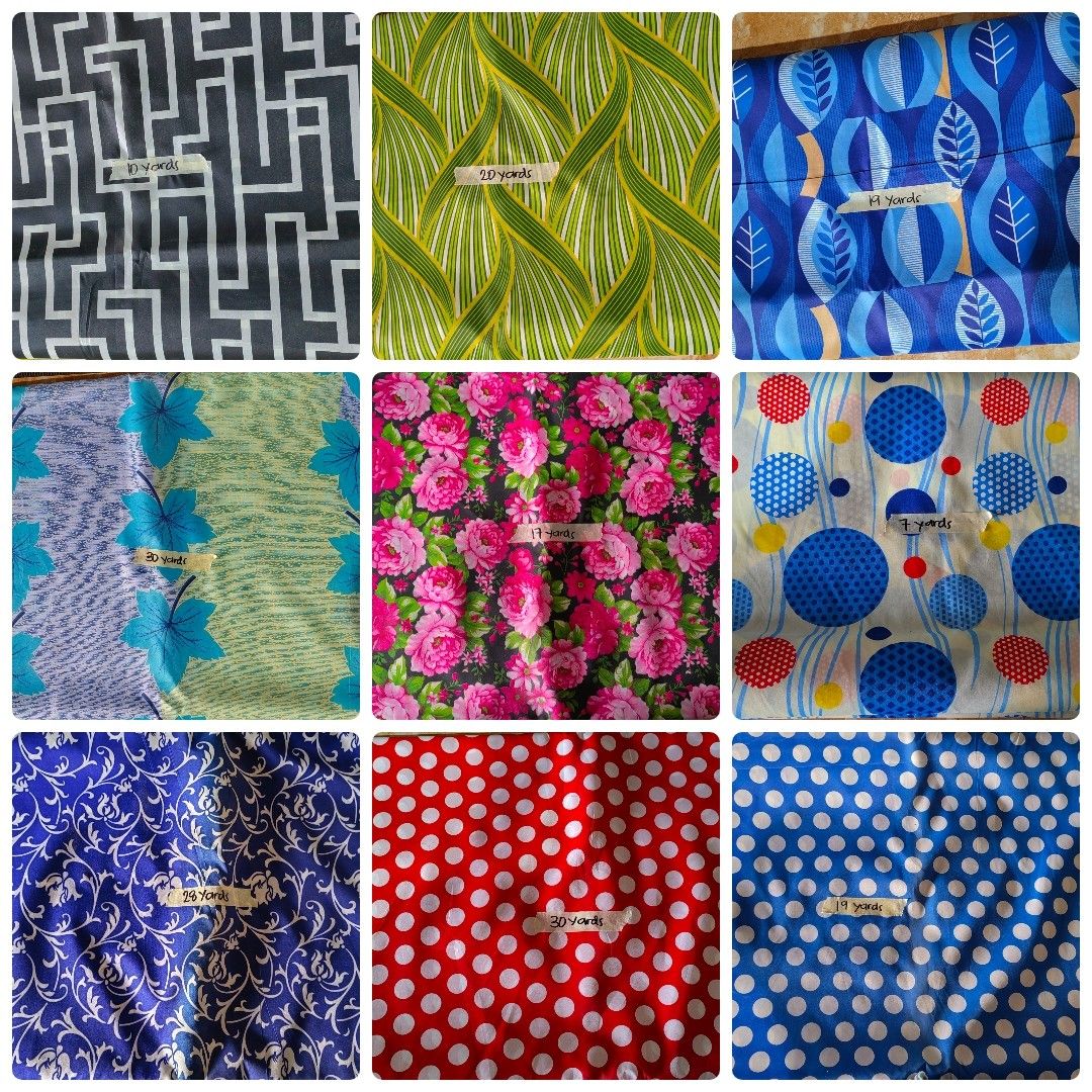 GEENA FABRIC SOLD PER YARD, Furniture & Home Living, Home Decor, Other ...