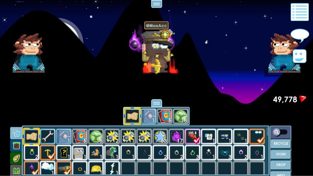 Growtopia Account ( Focused Eyes + Gpick + Seils orb ), Video Gaming ...
