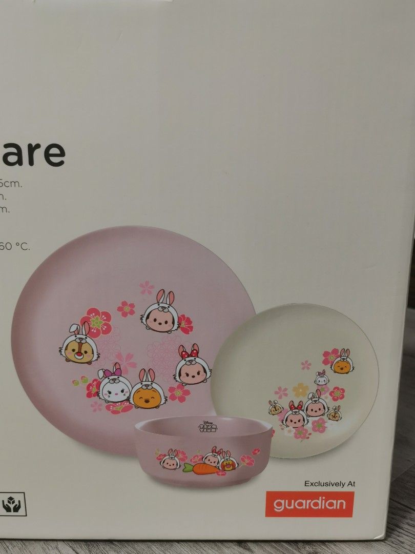 Guardian Disney Tsum Tsum Dinnerware 3s, Furniture & Home Living ...