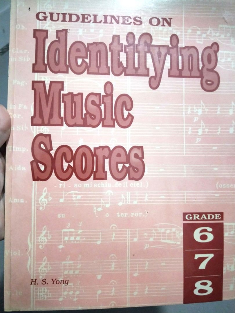 Guidelines on Identifying Music Scores, Hobbies & Toys, Music & Media ...