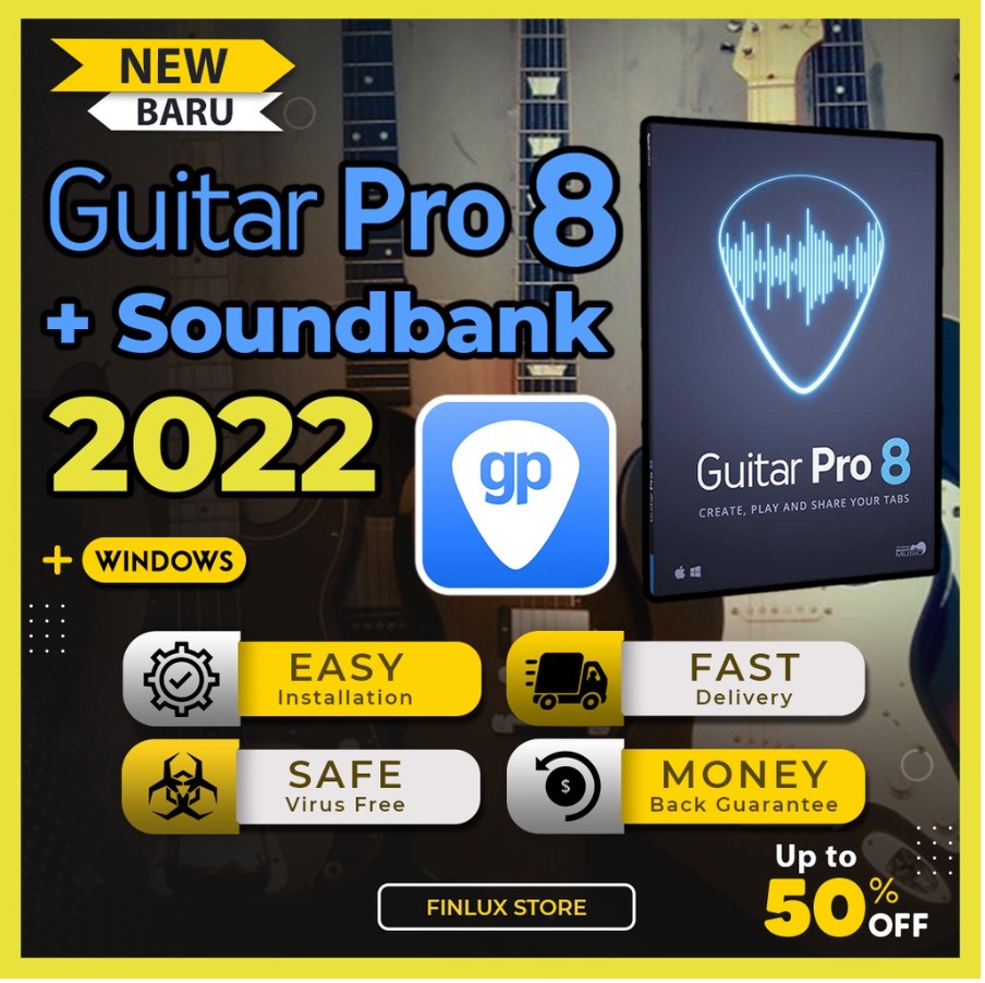 Guitar Pro 8 Build 18 + Soundbank Latest 2022 Lifetime For Windows (64 ...