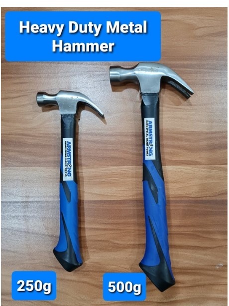 Hammer / Hardened Steel Claw Hammer Metal Handle / Martilyo Bakal Heavy ...