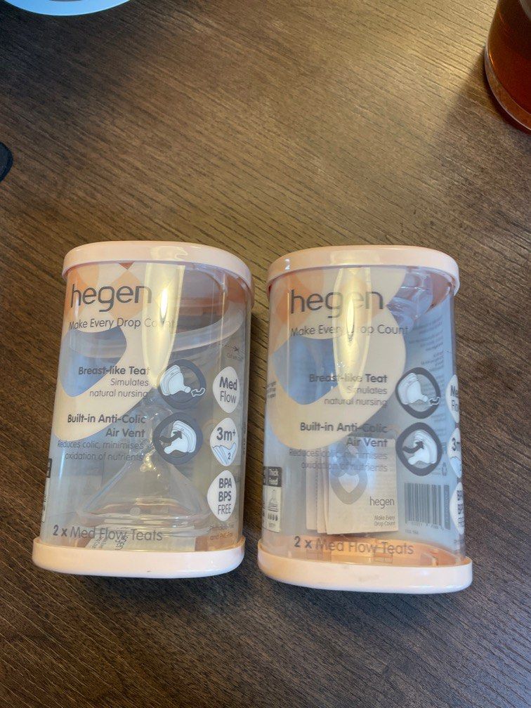 Hegan med flow teats x 3, Babies & Kids, Nursing & Feeding ...