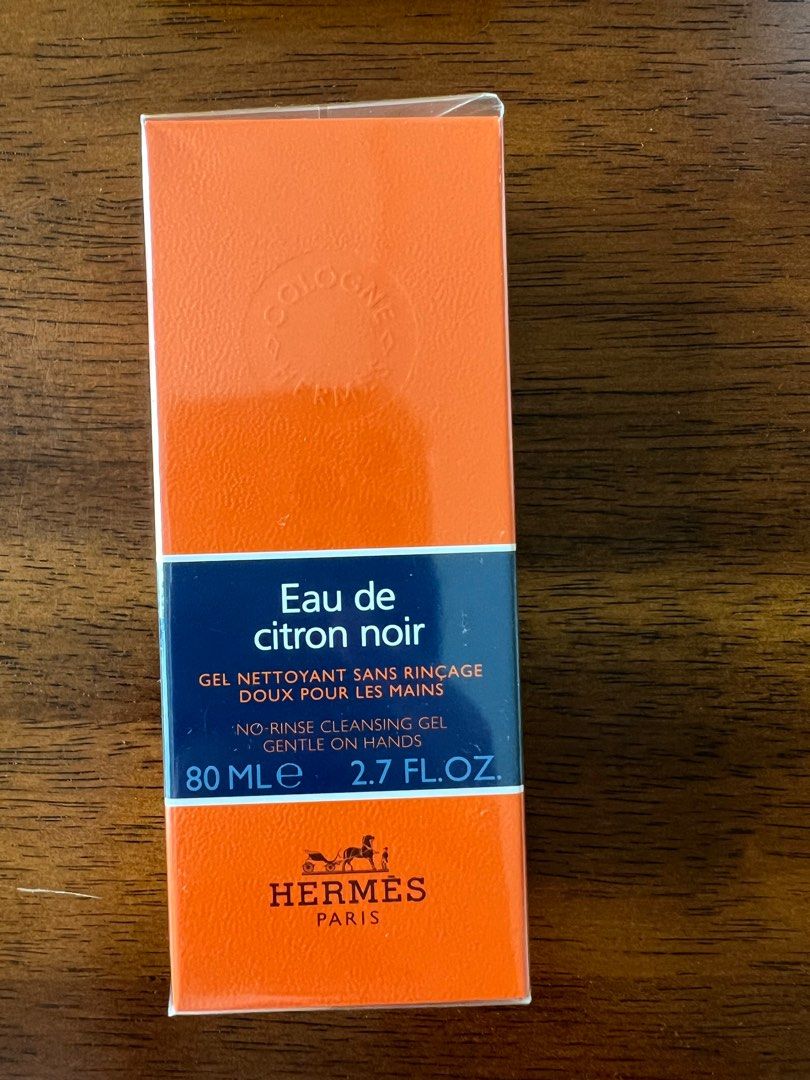 Hermes Eau de citron noir no-rinse cleansing gel, Beauty & Personal ...