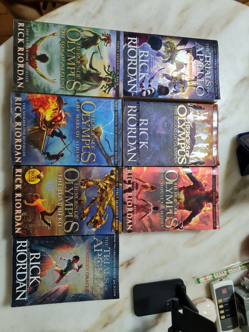 Heroes of Olympus Rick Riordan, Hobbies & Toys, Books & Magazines ...