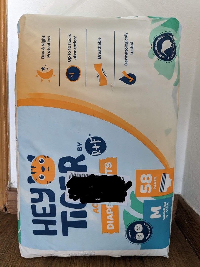 Hey Tiger Diaper - Pants - M size, Babies & Kids, Bathing & Changing, Diapers & Baby Wipes on ...