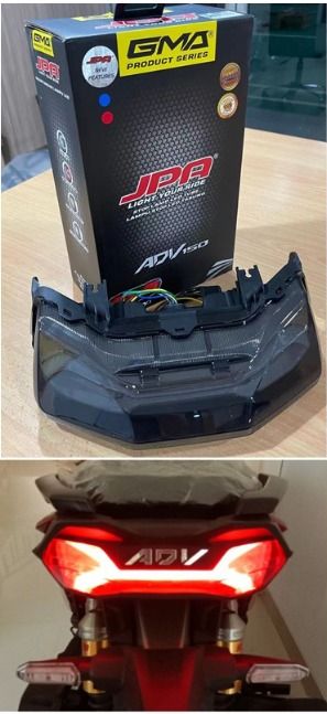 Honda ADV150 Integrated Tail Lamp Rear Light Stop Lamp LED Tube (Blue ...