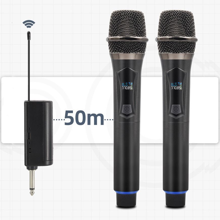 [iDS] Professional UHF Wireless Microphone Rechargeable Battery 18650 ...