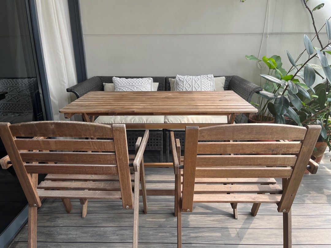 IKEA Askholmen - $45 (half price) for outdoor table (long version ...