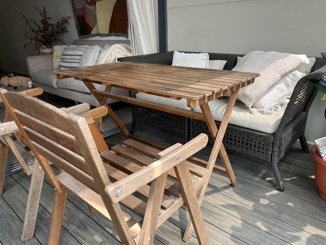 IKEA Askholmen - $45 (half price) for outdoor table (long version ...
