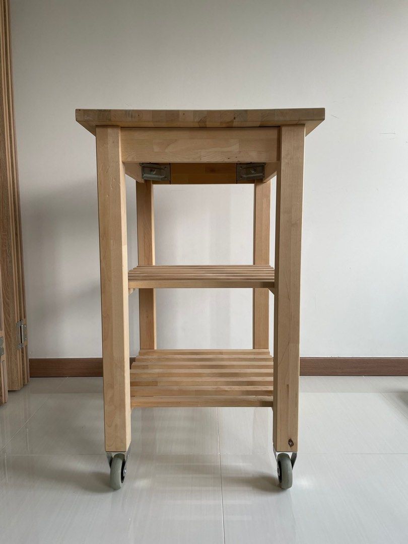 IKEA High Table with Wheels, Furniture & Home Living, Furniture, Tables ...