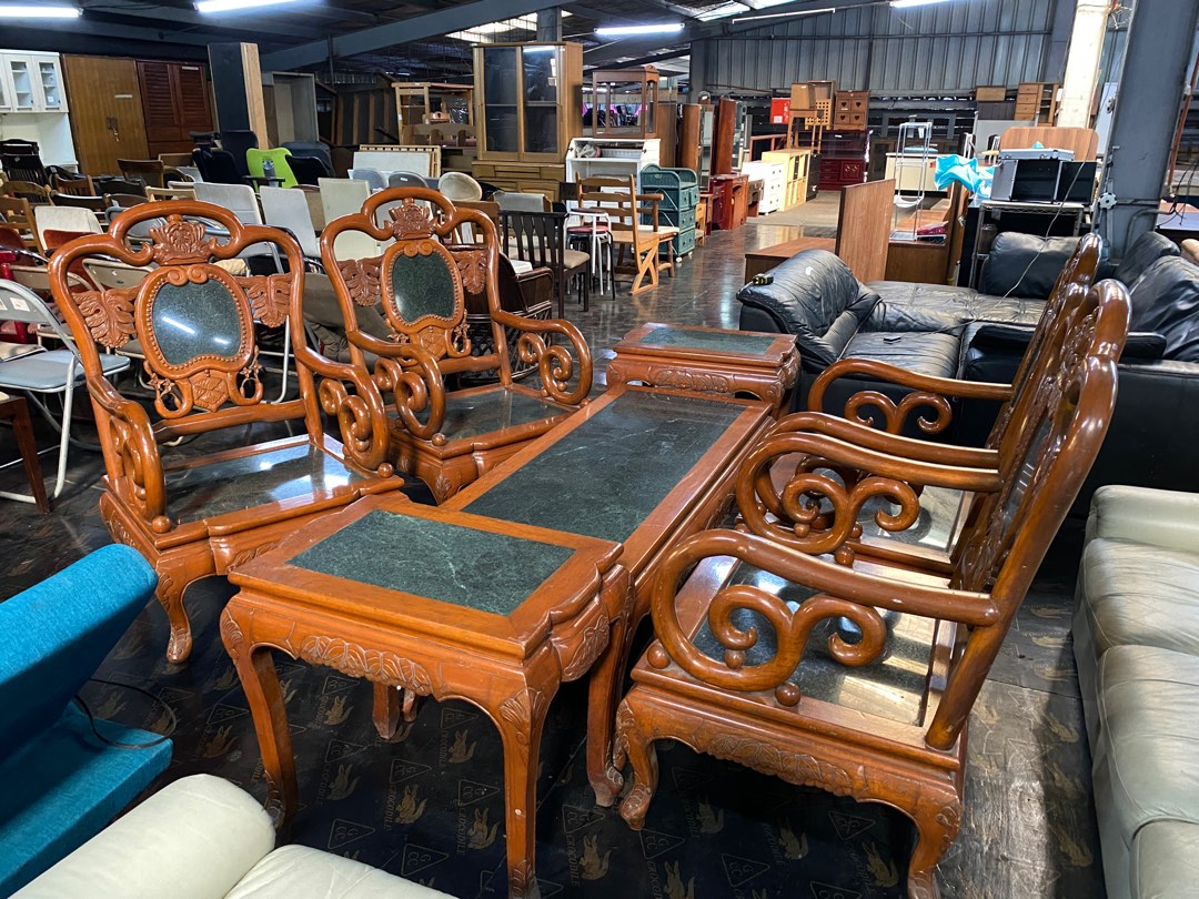 Imported sala set from japan solid wood, Furniture & Home Living ...