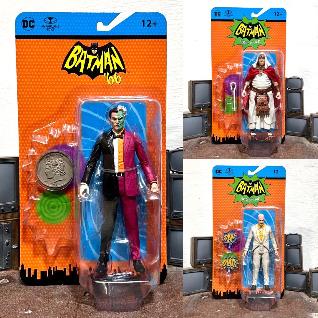 [In hand - $30 each] Mcfarlane DC Multiverse Retro Batman Two Face, Egg ...