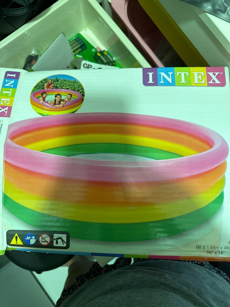 Intex four ring pool, Babies & Kids, Babies & Kids Fashion on Carousell
